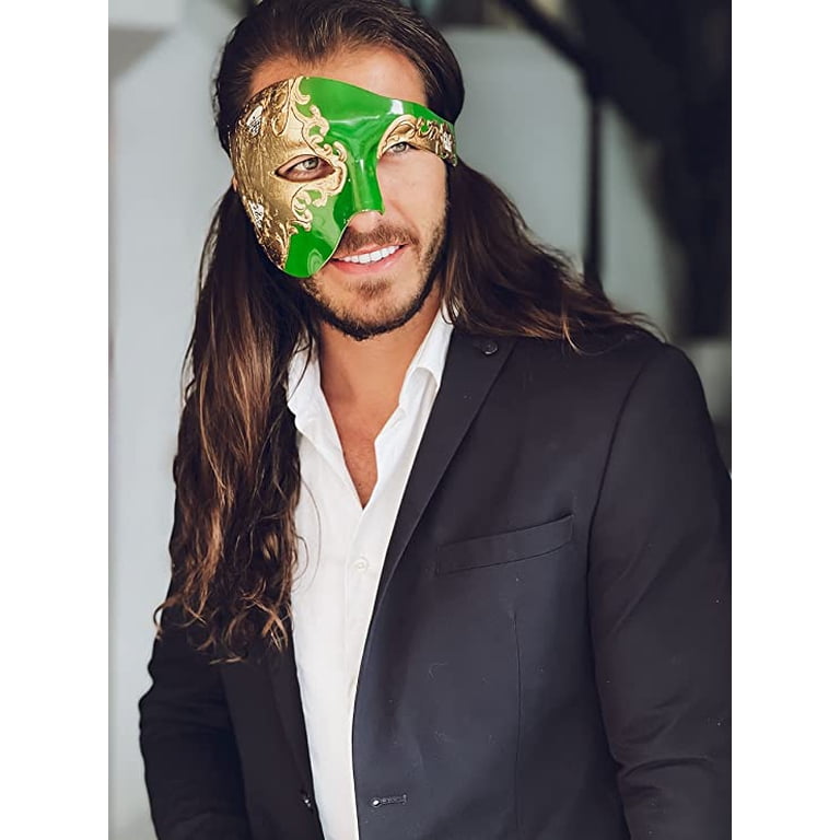 Green Masquerade Masks For Men