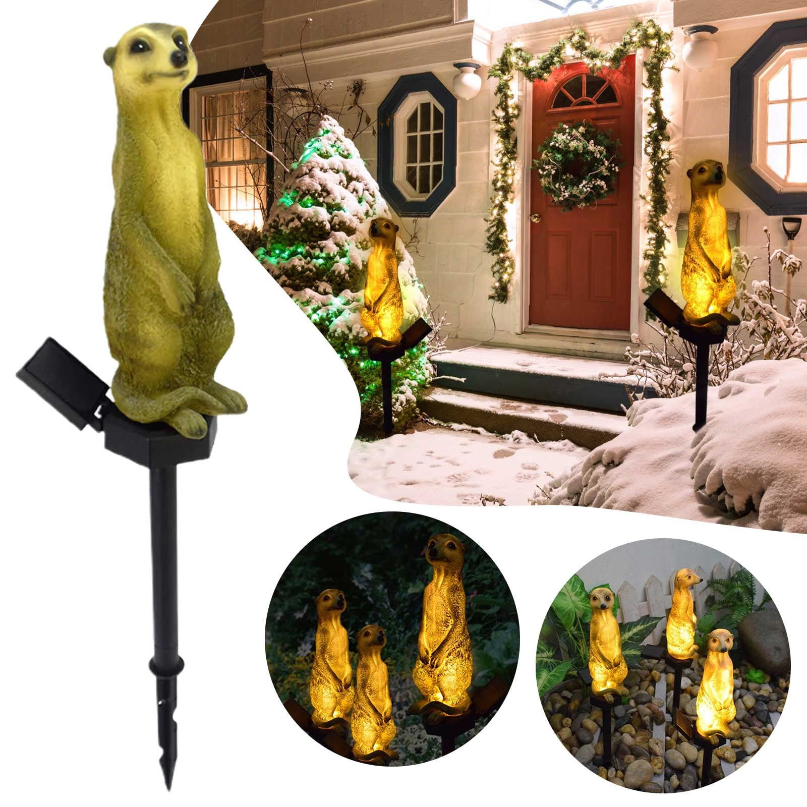 Meerkat Solar Light Garden Ornaments | Fasci Garden