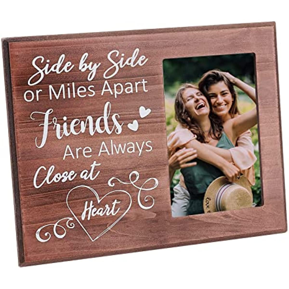 6x4 inche Natural Wood Photo Frame Friend Picture Frame Gifts Long ...
