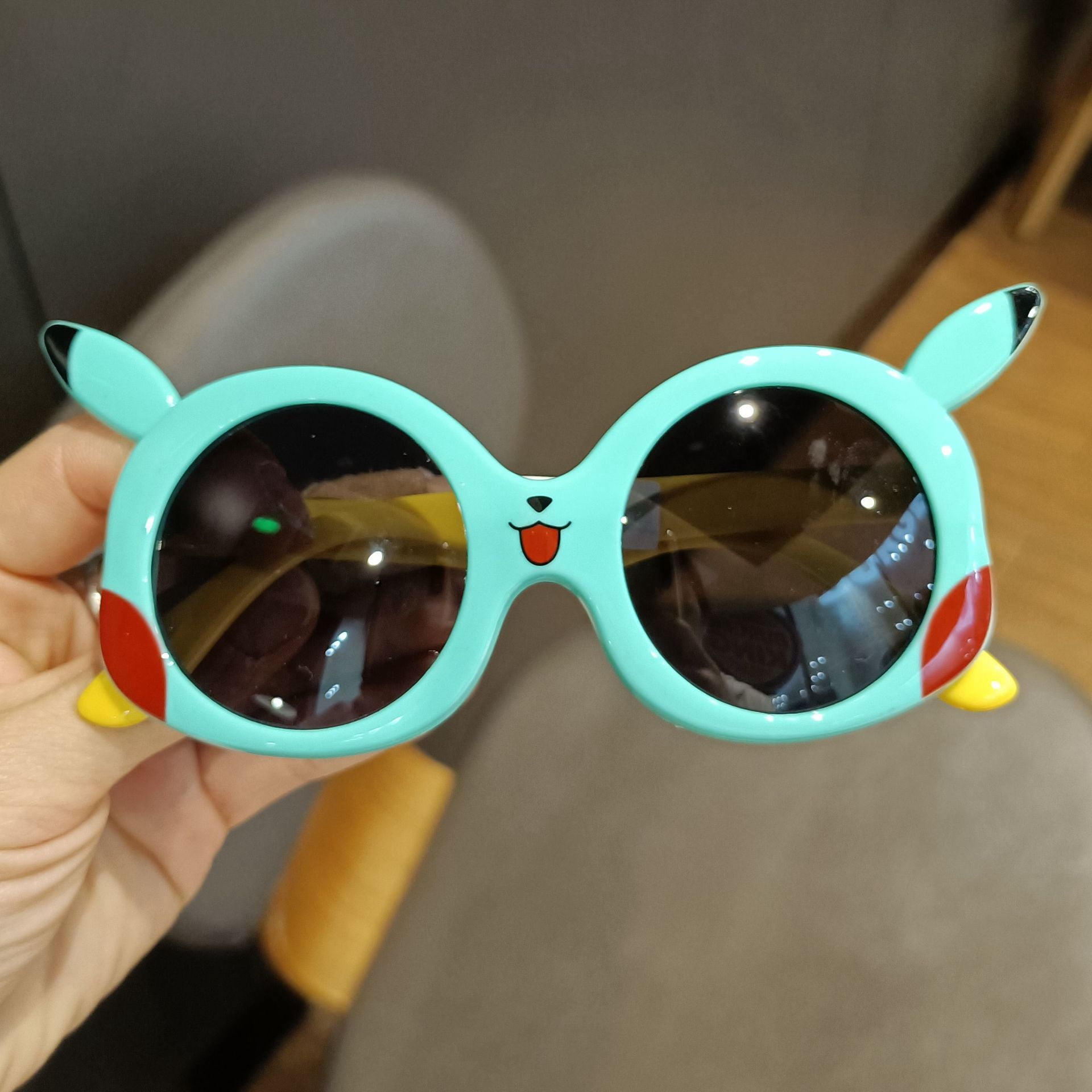 Gafas de sol de Pokémon de Anime, modelo de Pikachu, gafas de dibujos ...