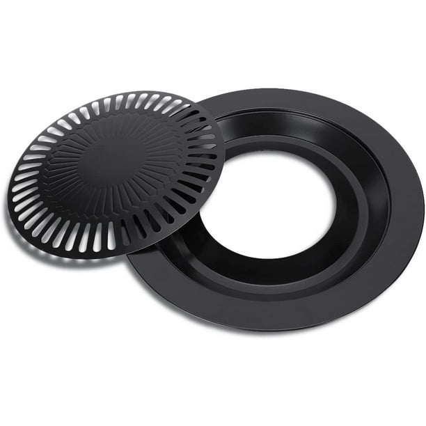 Smoke free grill inside, pan for stove panels grill barbecue ...
