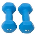 Gianna Colored Neoprene Dumbbell Set with Rack, Included 5lbs, 8lbs ...