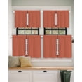 American Football Laces Short Blackout Curtains 24 Inch Long,Vintage ...