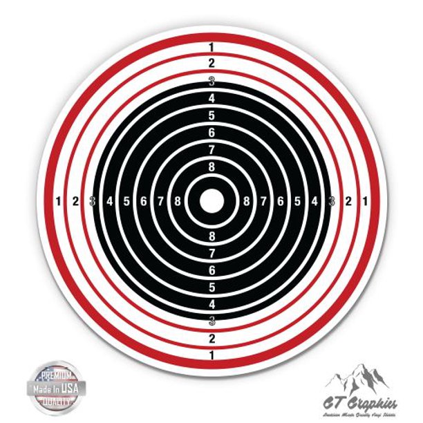 Target Practice - 12" Vinyl Sticker Waterproof Decal - Walmart.com