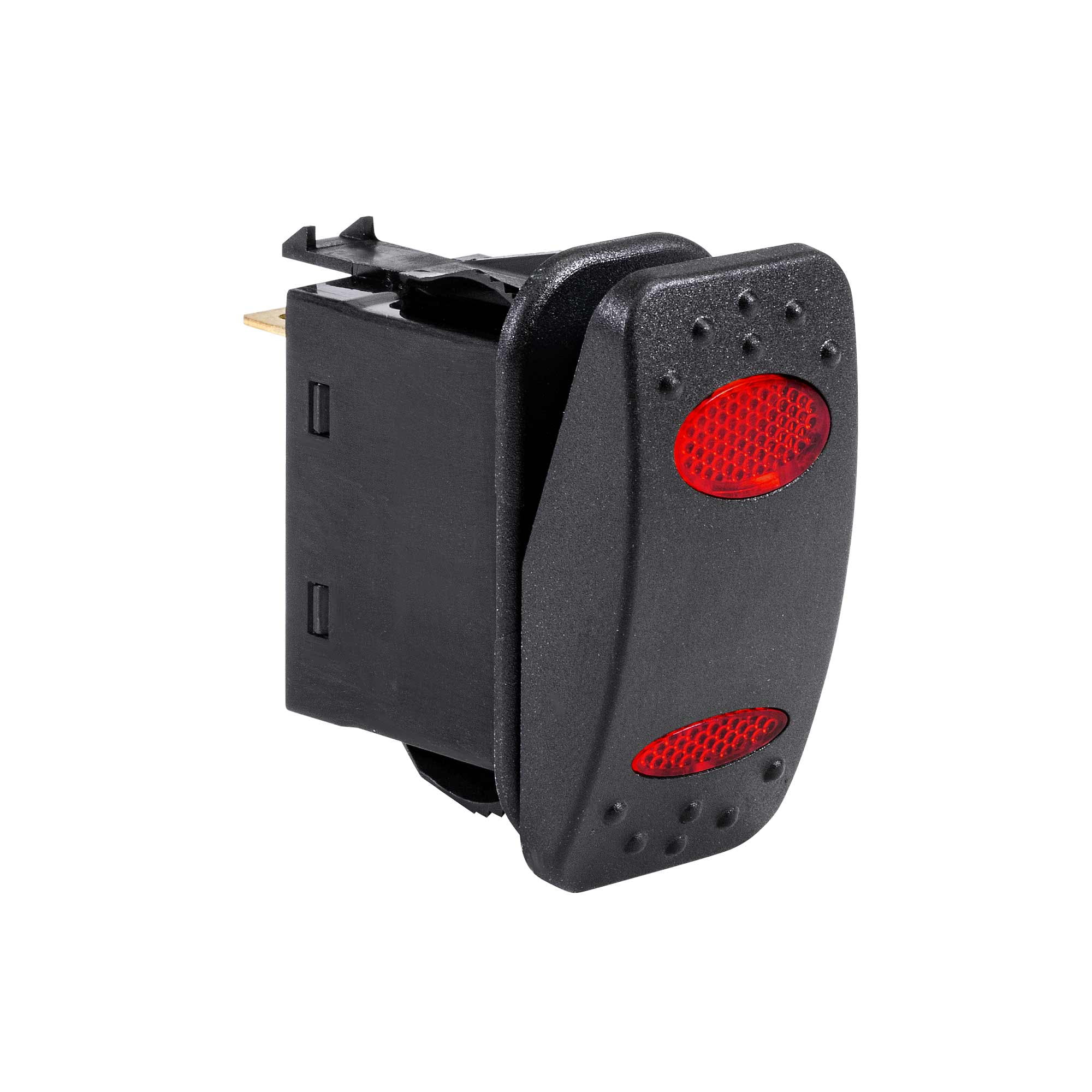 12V DC 20A 4-Pin LED ON-(ON) SPDT Rocker Switch - RED - Walmart.com ...