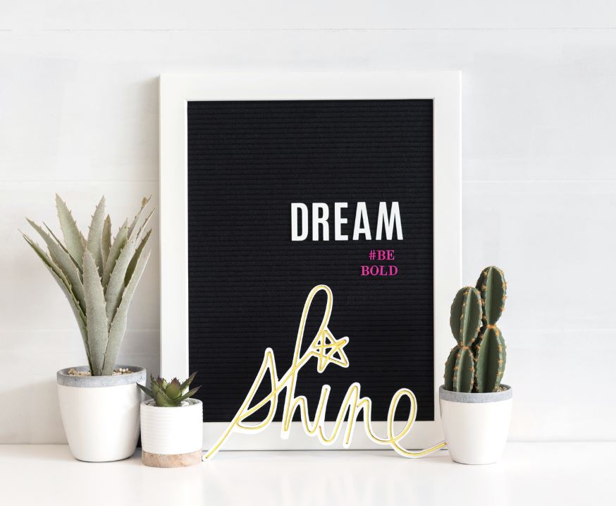 Heidi Swapp Neon Glow Wall Word - Shine - Walmart.com