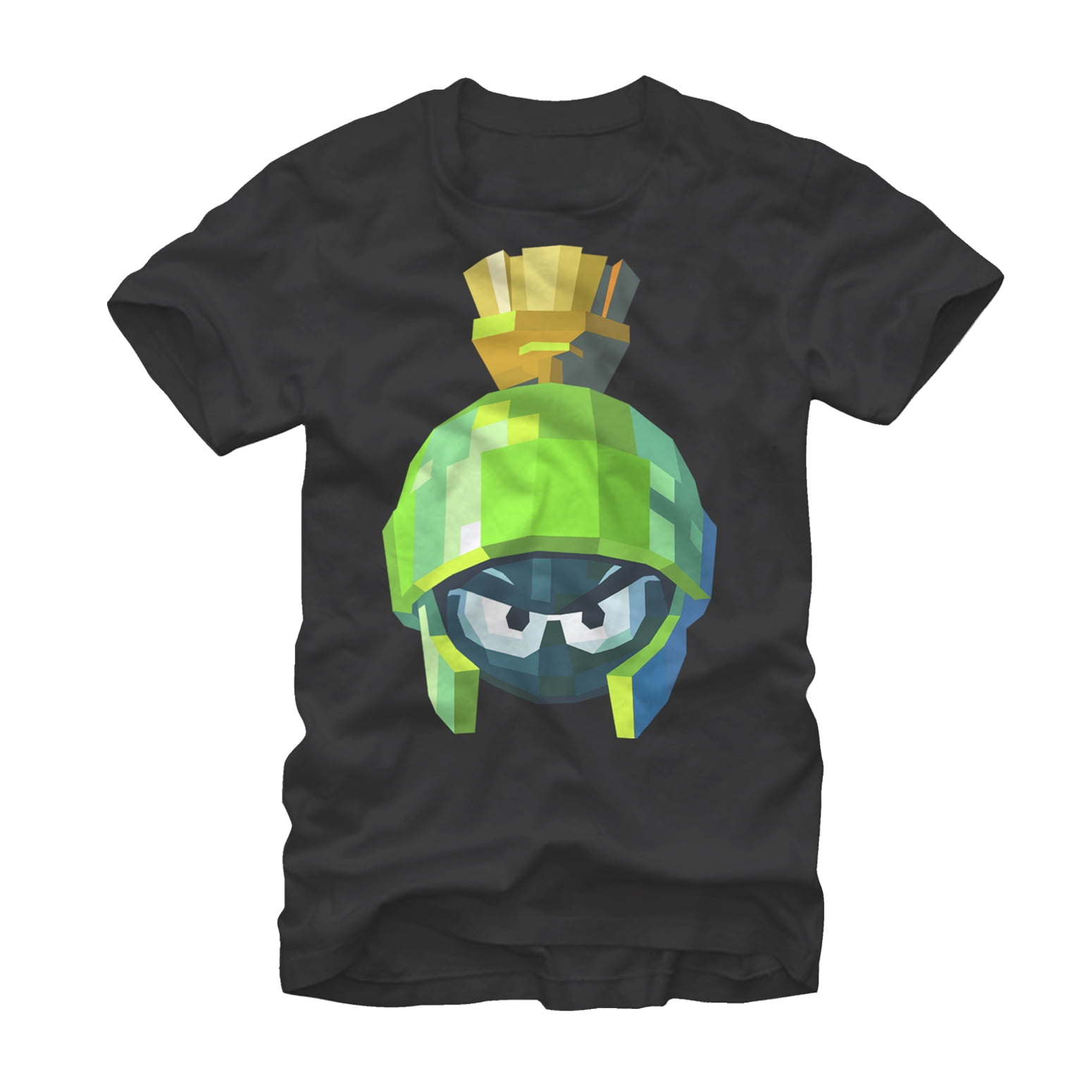 Looney Tunes Geometric Marvin the Martian Mens Graphic T Shirt ...