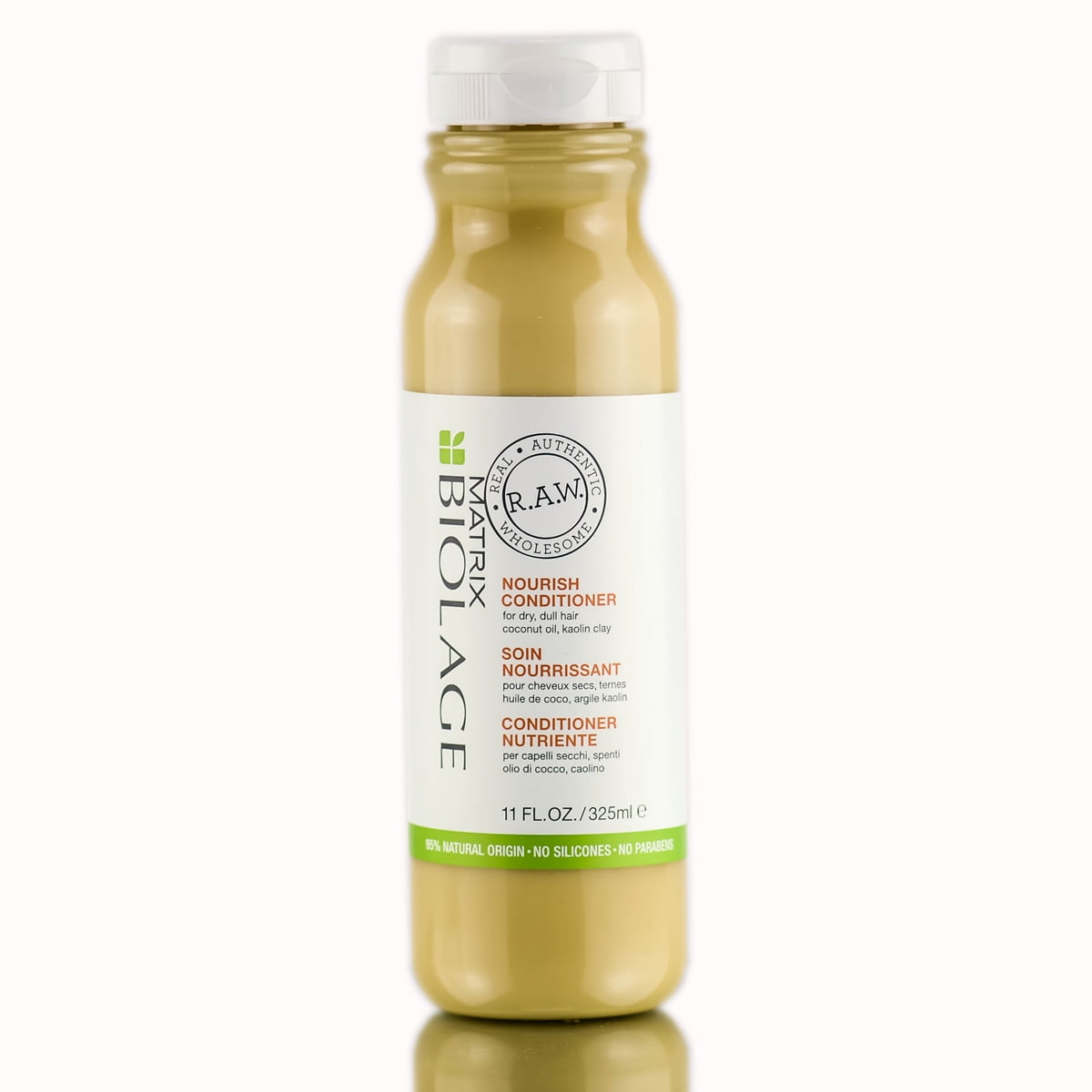Matrix Biolage RAW Nourish Conditioner- 11oz - Pack of 6 with Sleek ...