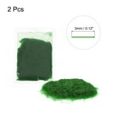 Uxcell Static Grass, Nylon Artificial Grass Powder 3mm 2 x 30g ...