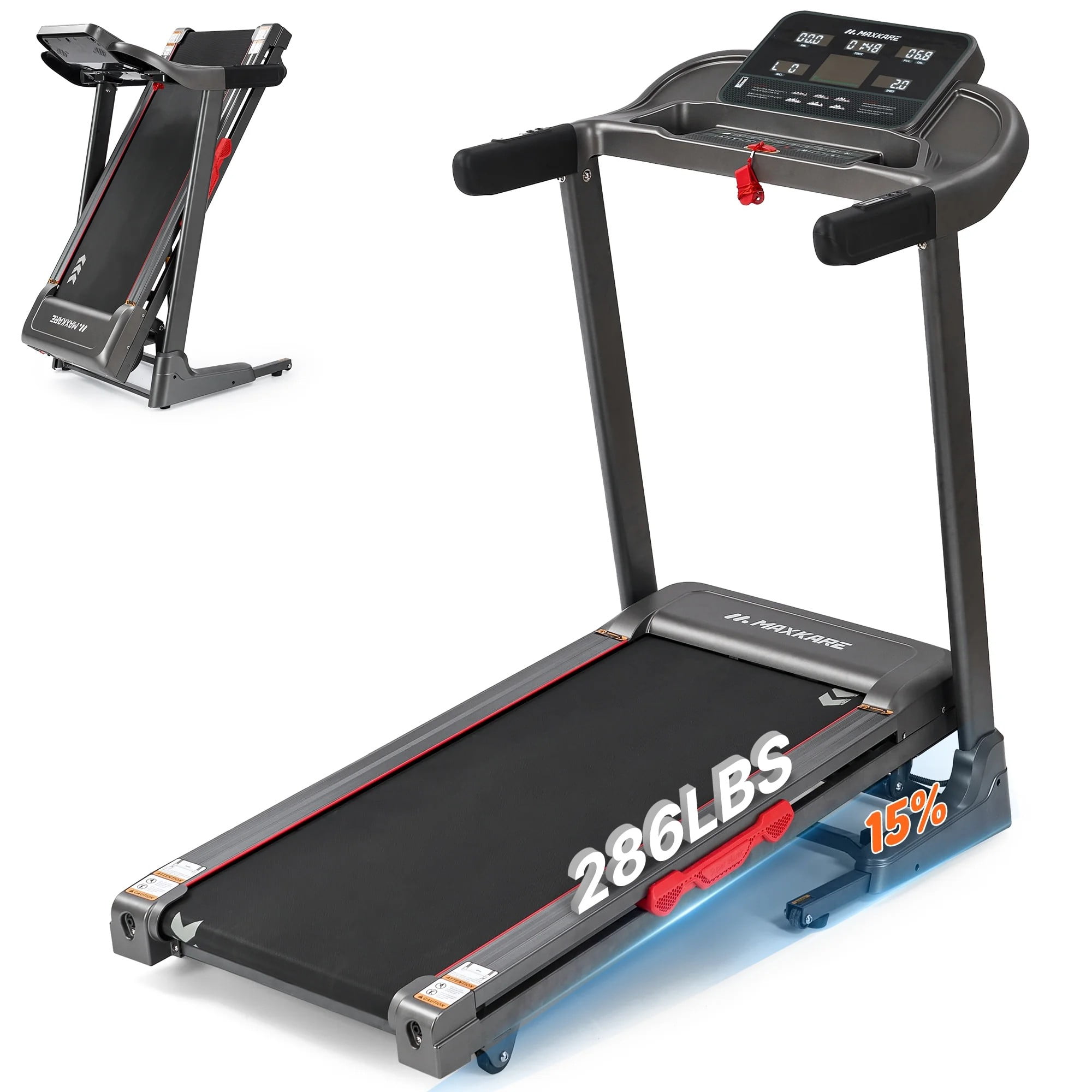 Click here for Entil 3.0hp Folding Treadmills For Home With 15 Le... prices