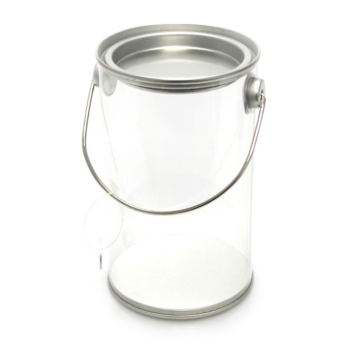 Clear Paint Pails Container Tin Lid, 3-inch x 5-inch - Walmart.com