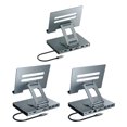 1. Foldable Rotating USB C Dock Stand PD100W Charging Aluminum Alloy ...