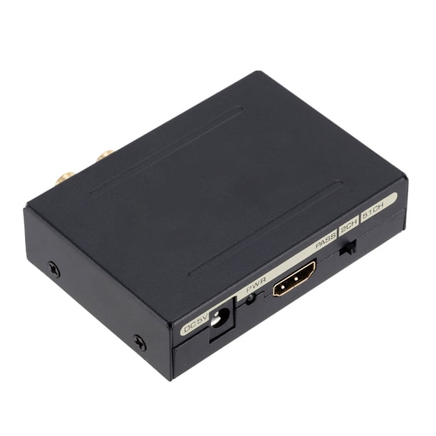 HD to Audio Adapter Converter 2 Channel 5.1 Surround Sound System Audio ...