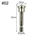 1Pc 25/50Mm Ph2 Drywall Screwdriver Bits Short Depth Stop Plasterboard ...