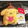 Sanrio Pompom Purin Pompompurin Plush Keychain Plush Key Clip Backpack ...