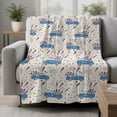 America Patriotic Blanket Soft Cozy Warm Throw Blanket for Couch, Plush ...