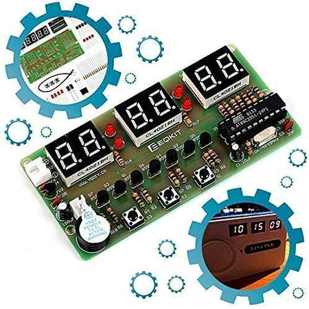 6-bit Digital Clock Soldering DIY Practice Kits for School Science ...