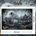 Mocsicka Halloween Photography Backdrop 7x5 ft Full Moon Scary Night ...