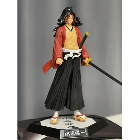 30cm Anime Demon Slayer Daki Model Toys Yoriichi Kokushibou Action ...