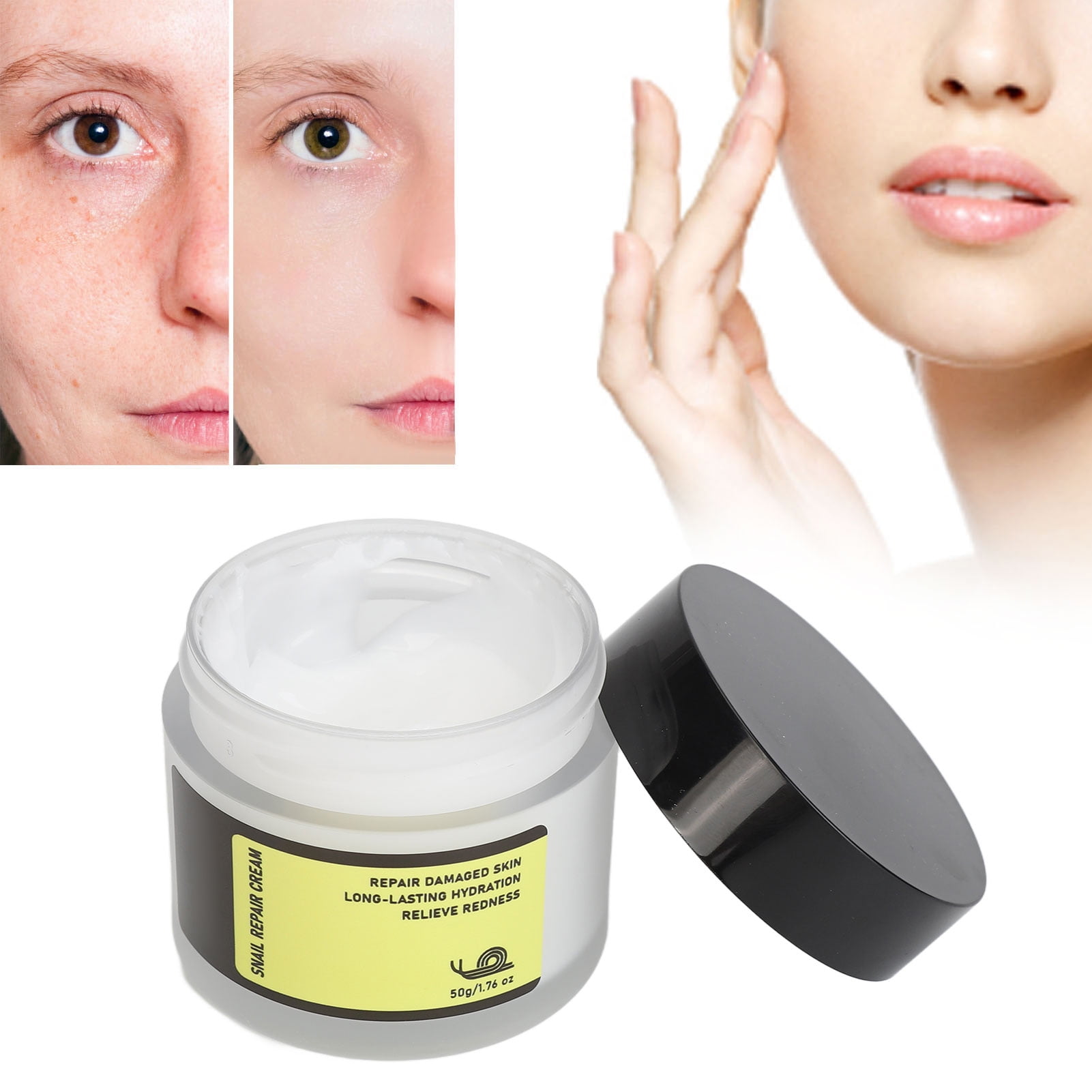 Crema Hidratante De Mucina De Caracol, Cuidado De Los Poros, Crema ...