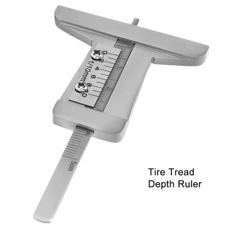 Loewten Tire Tread Depth Ruler, 0-10mm Tyre Tread Depth Gauge, Tire ...