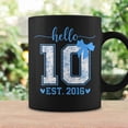 10Th Birthday Girl Coquette Bow Cute Hello Ten Est 2016 Coffee Mugs ...