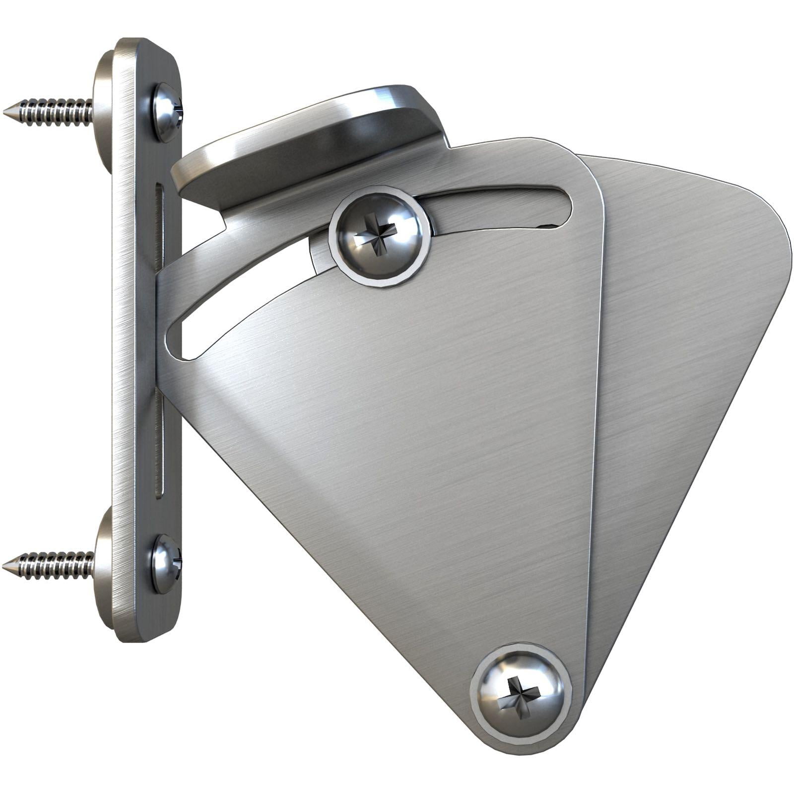 Sliding Door Latch, Satin Stainless Steel by Stone Harbor Hardware ...