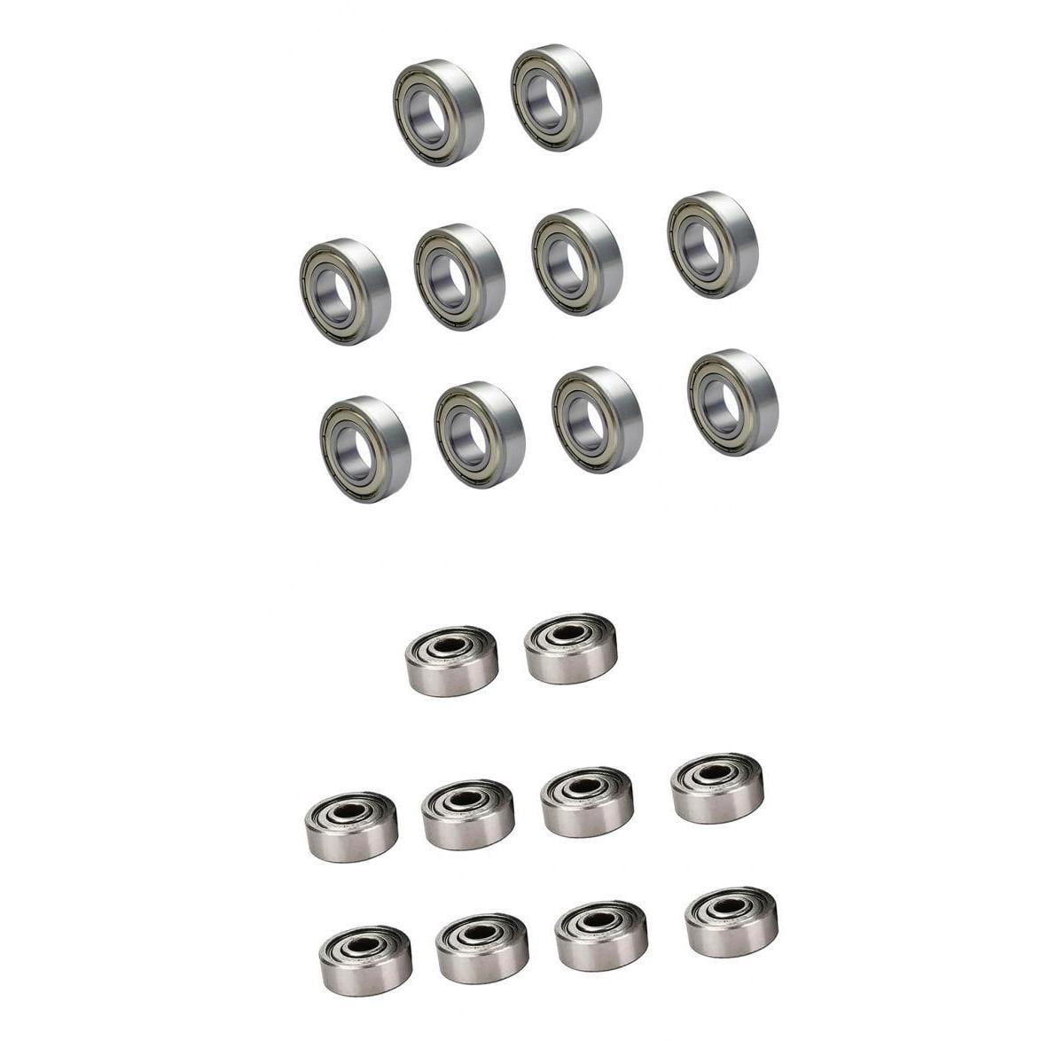 Paquete de 20 Piezas de Rodamientos de Radiales Zulema Mini Rodamiento ...