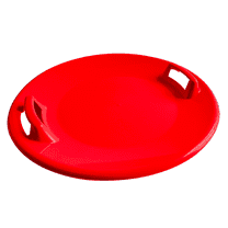 Slippery Racer Pro Saucer Disc Snow Sled for Adults & Kids, Winter Fun ...