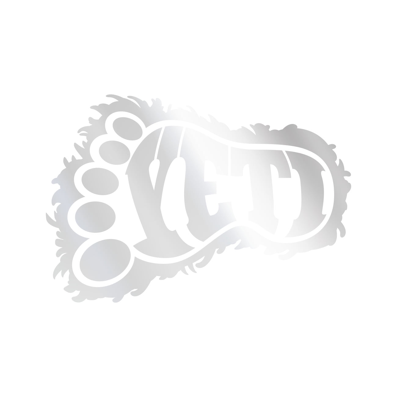 Bigfoot Foot Print Sticker Decal Die Cut - Self Adhesive Vinyl ...