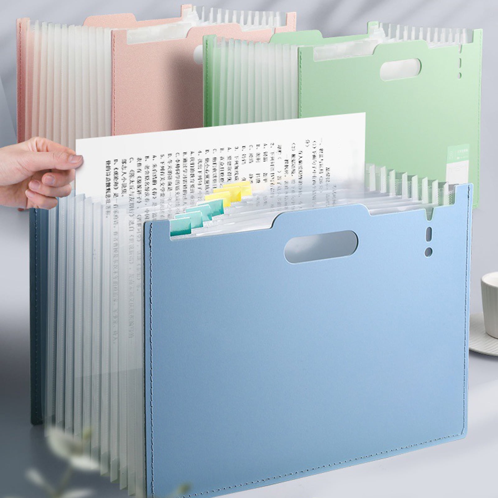 wirlsweal File Folder Multi-pages 13 Pockets Large Capacity Horizontal ... wirlsweal File Folder Multi-pages 13 Pockets Large Capacity Horizontal ...