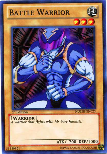 YuGiOh Number Hunters Super Rare Battle Warrior NUMH-EN025 - Walmart.com