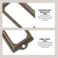 12 Pcs Drawer Vintage Label Frame Metal Label Frames Metal Antique ...