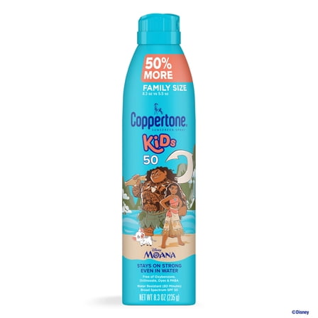 Coppertone Kids Sunscreen Water Resistant Spray SPF 50, 8.3 oz HSA/FSA ...