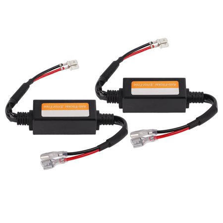 LED Headlight Bulb Decoder, Portable LED Decoder Harness Kit ABS C12H1 ...