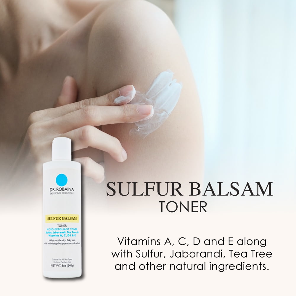 Sulfur Balsam Toner Micro-Exfoliant Toner Dr Robaina – Beauty Suppliers ...