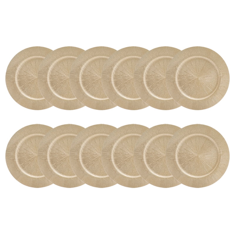 Click here for Onlineshoppingcheap 12pcs 12.9inch Golden Chargers... prices