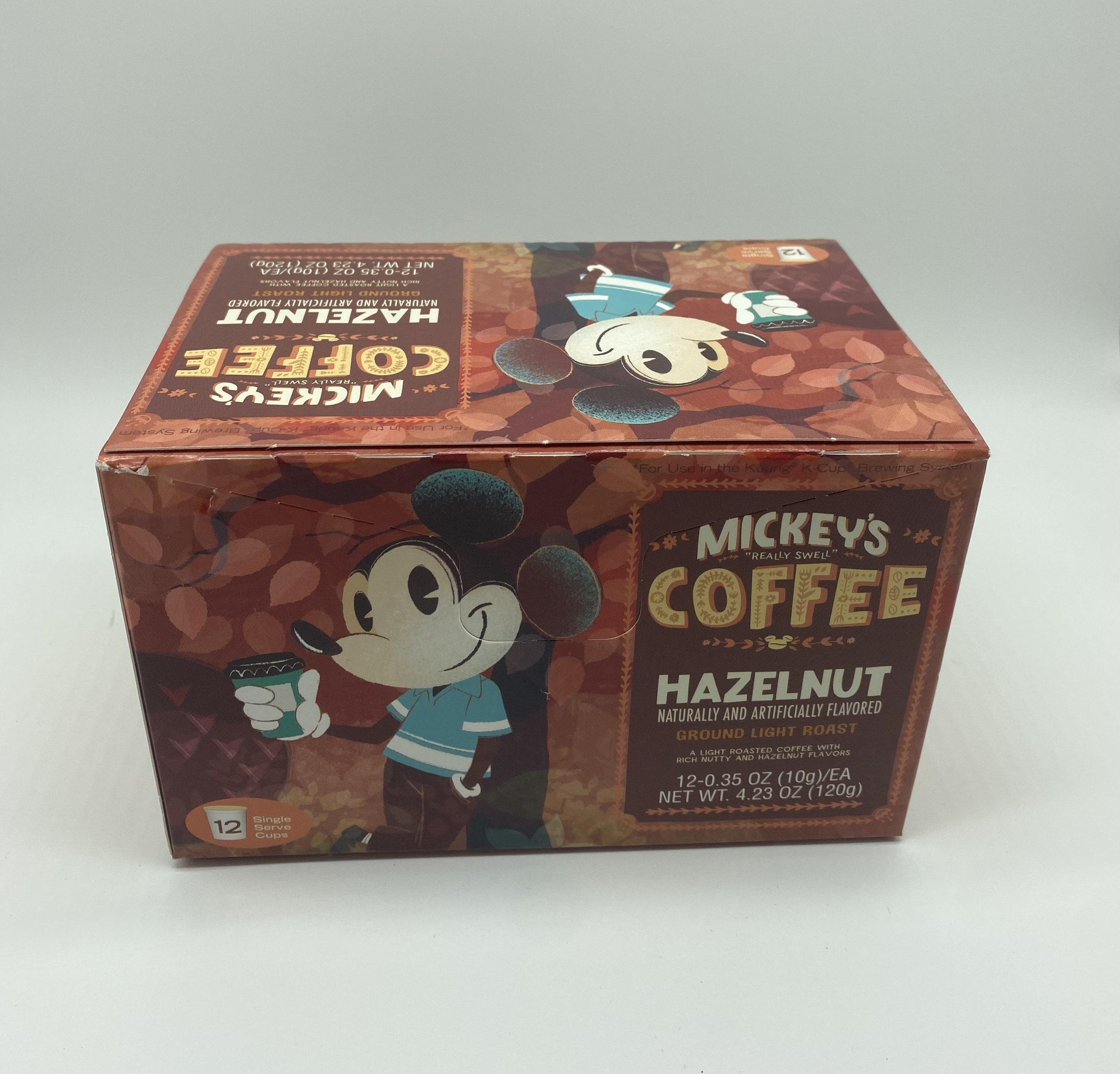Disney Mickey's Really Swell Coffee Hazelnut Flavored 12 Keurig K-Cup ...