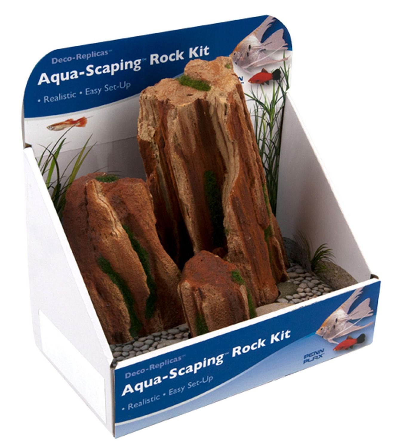 Penn Plax Three Piece Red Rock with Moss Decorating Kit - Walmart.ca
