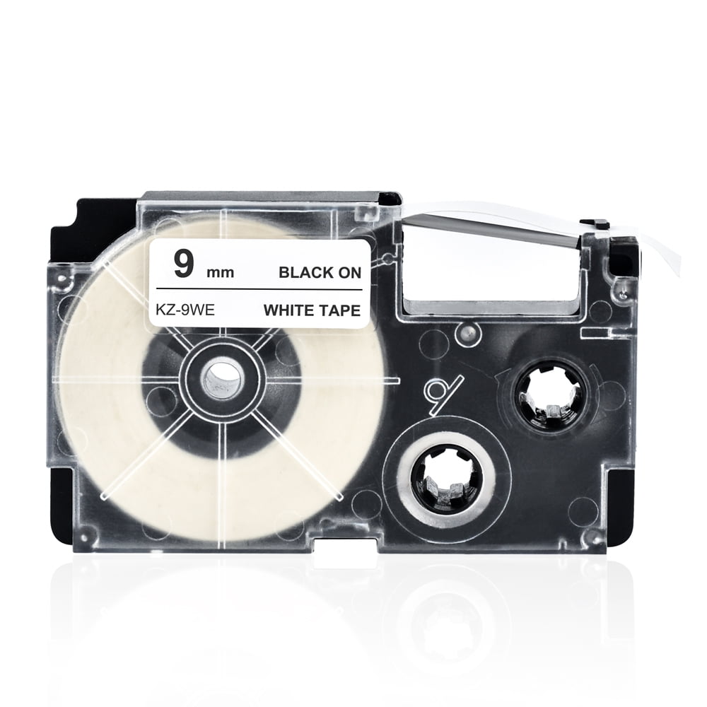 9mm Label Tape Compatible Tape Cartridge Ribbon Replacement for Casio ...