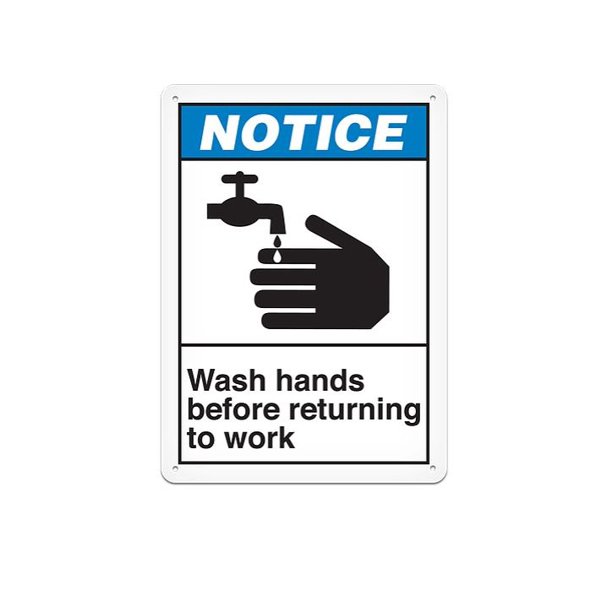 Top Tape and Label Ans4002P Wash Hands Sign - Walmart.ca