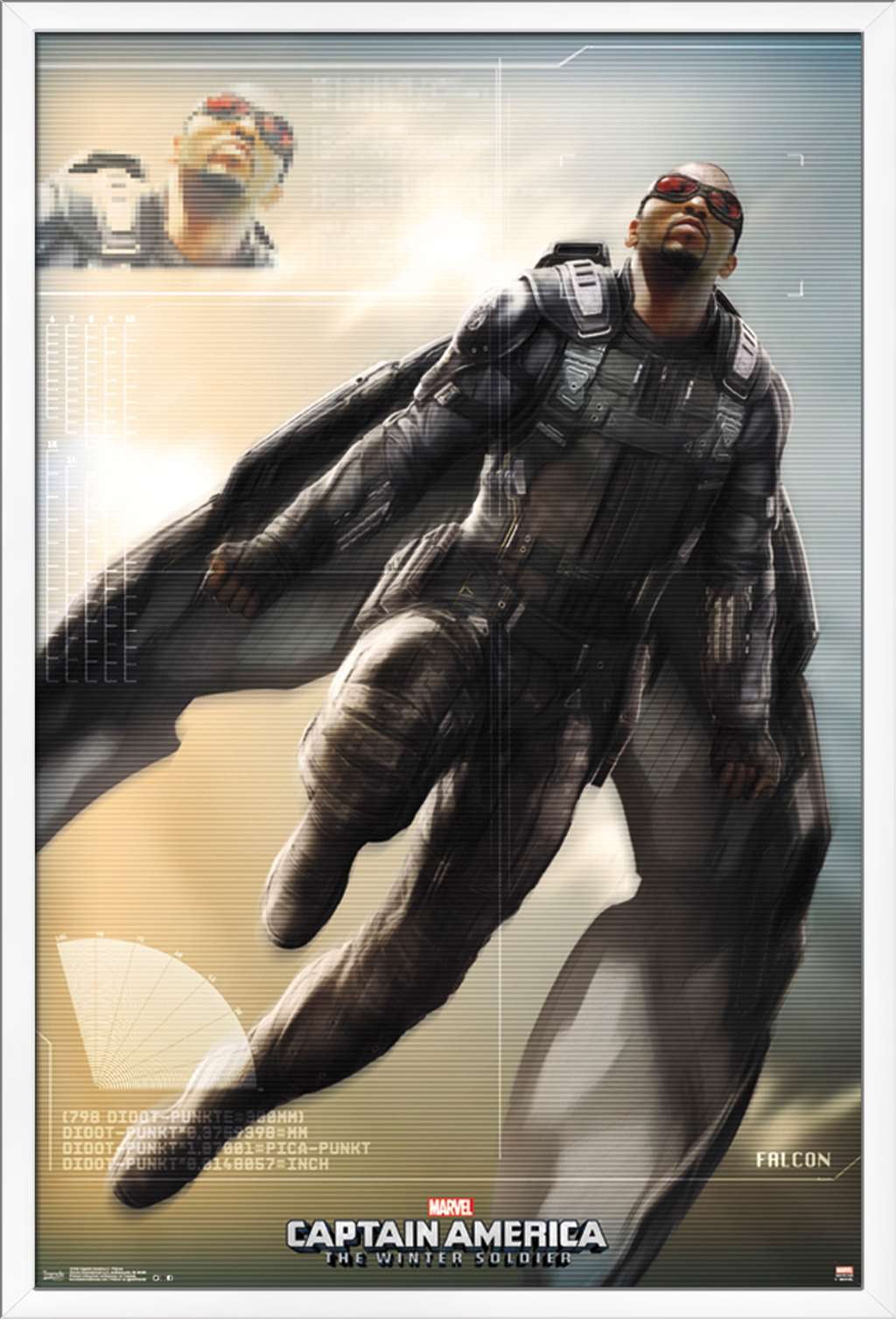 Mcu Captain America The Winter Soldier Falcon Poster