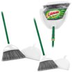 Libman High Power Lobby Broom and Tall Dustpan Combo Set with Upright ...