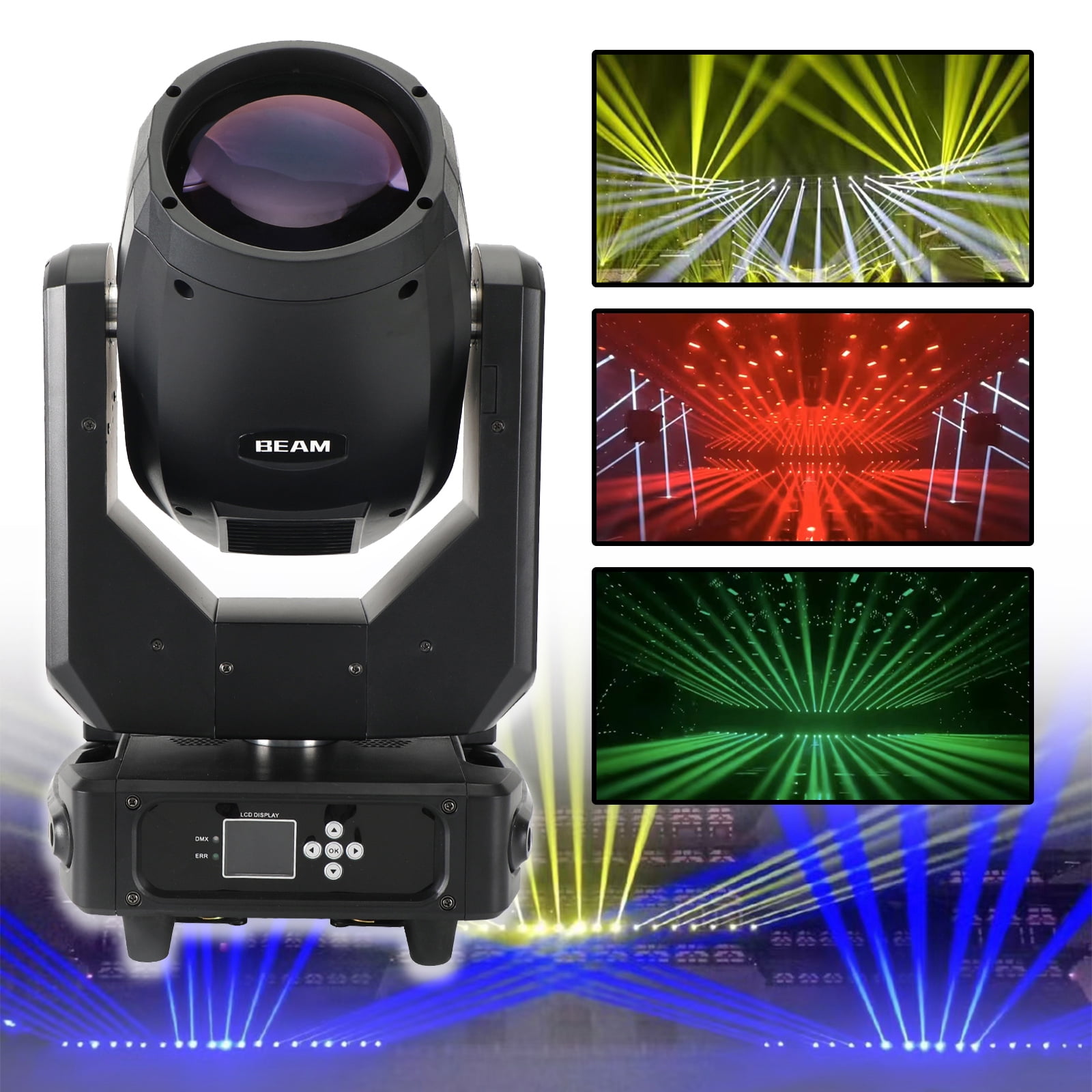 Motor Genic 250W 8R Rainbow 3In1 Moving Head Light Double Prisms Gobo ...