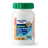 (3 pack) Equate Extra Strength Gas Relief Softgels Value Size, 125 mg ...