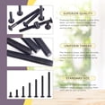 84Pcs Black M6 × 20/30/40/50/60/70/80mm Crib Hardware Screws Kit, Hex ...