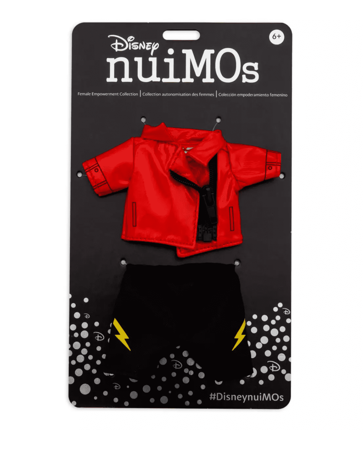 Disney NuiMOs Outfit Red Jacket White Graphic Tank Black Lightning Bolt ...