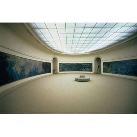 Water Lilies- Complete Room with Three Panels, Claude Monet (1840-1926 ...