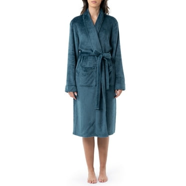 Jaclyn Women's Cable Plush Robe - Walmart.com