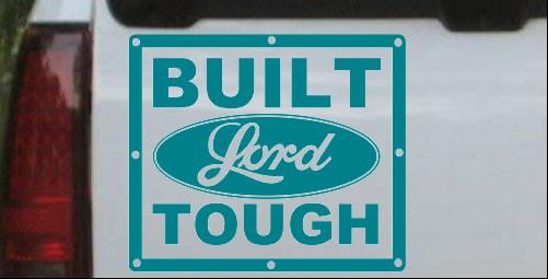 Built Lord Tough Car or Truck Window Decal Sticker - Walmart.com